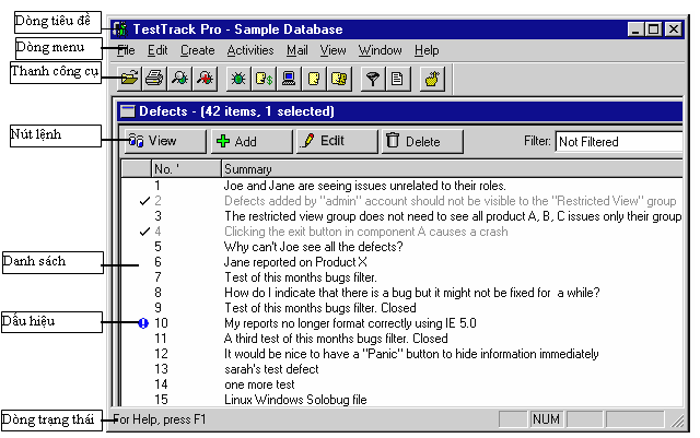 Chương Trình TestTrack Pro Version 6.0.3